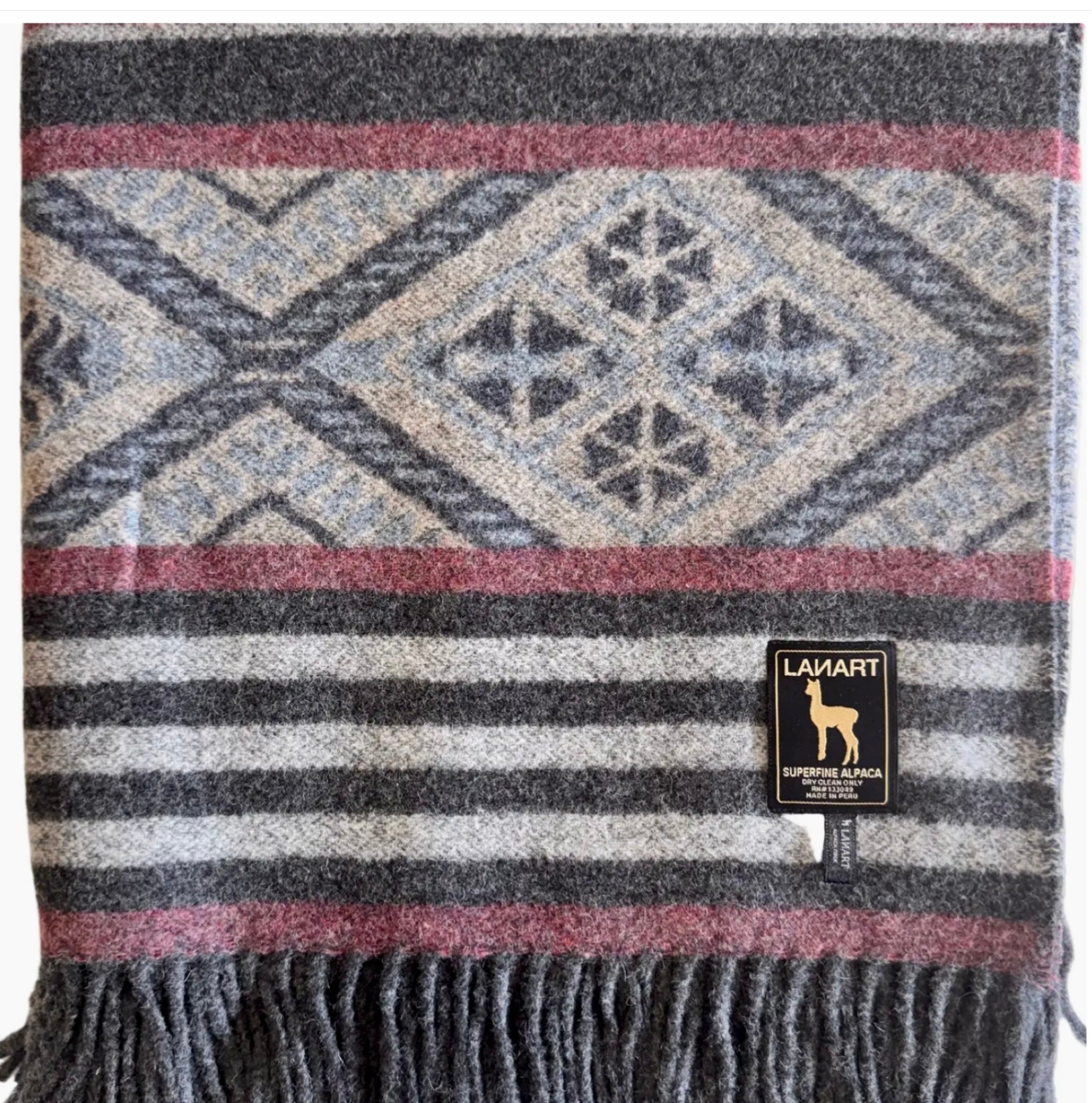 Cherokee Chief Alpaca Throw – Winchester Creek Farm